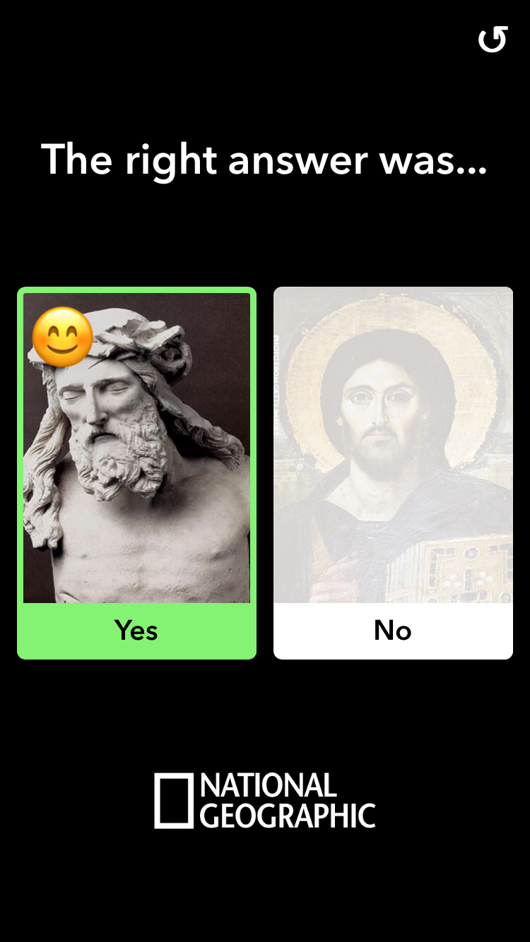 Look what was posted about Jesus on Snapchat