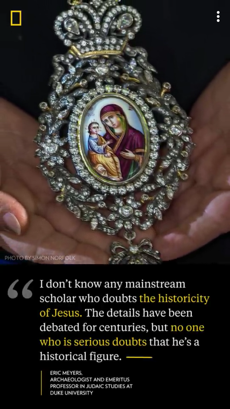 Look what was posted about Jesus on Snapchat