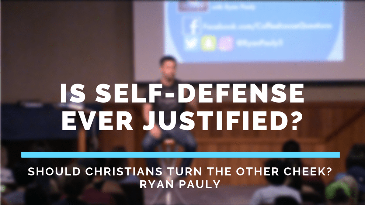 Is self-defense ever justified?