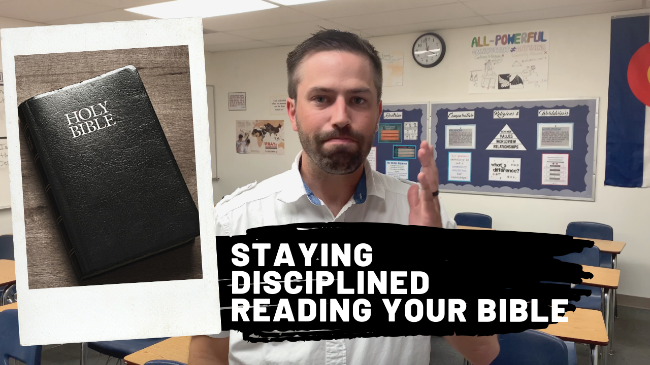 How do you stay disciplined reading your Bible?